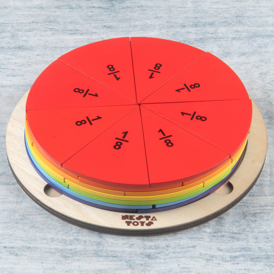 Fraction Puzzle (37 Pcs) – nestatoys